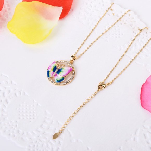 Swarovski | Jewelry | Swarovski Butterfly Necklace | Poshmark